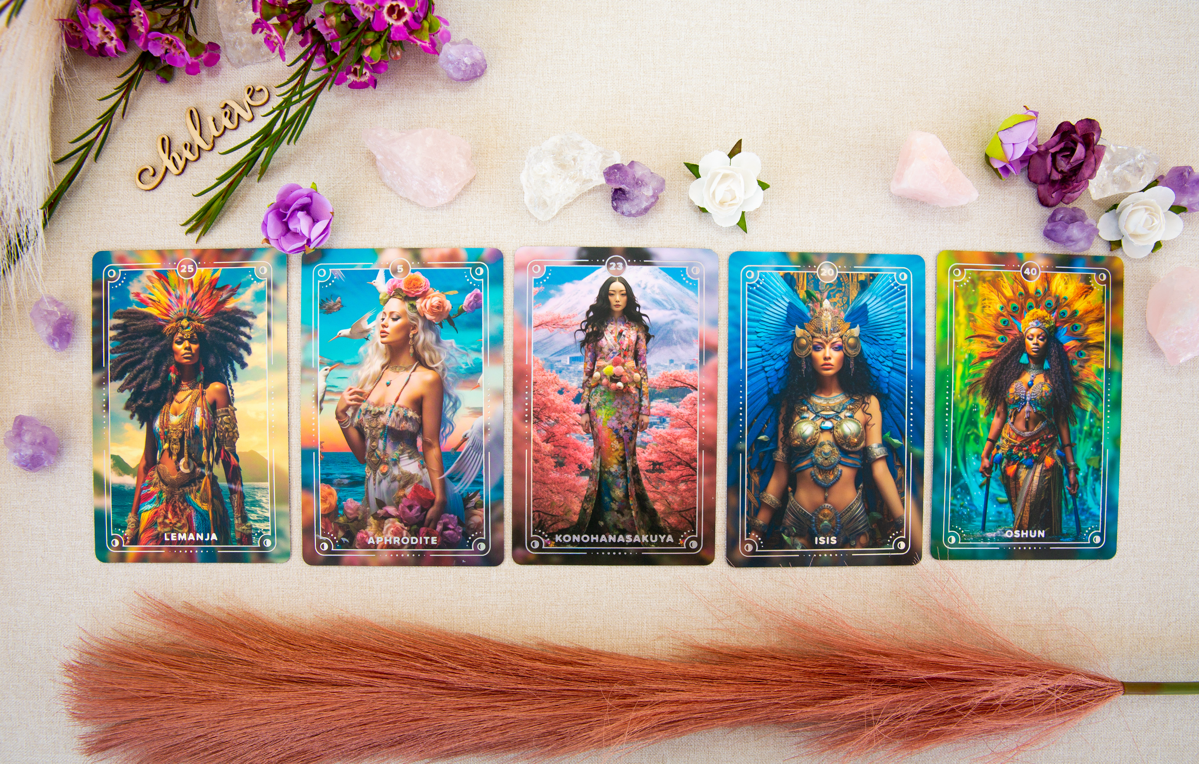 Oracle Card ‘Goddesses Of The World’ | 60 Card Oracle Deck & Guidebook ...
