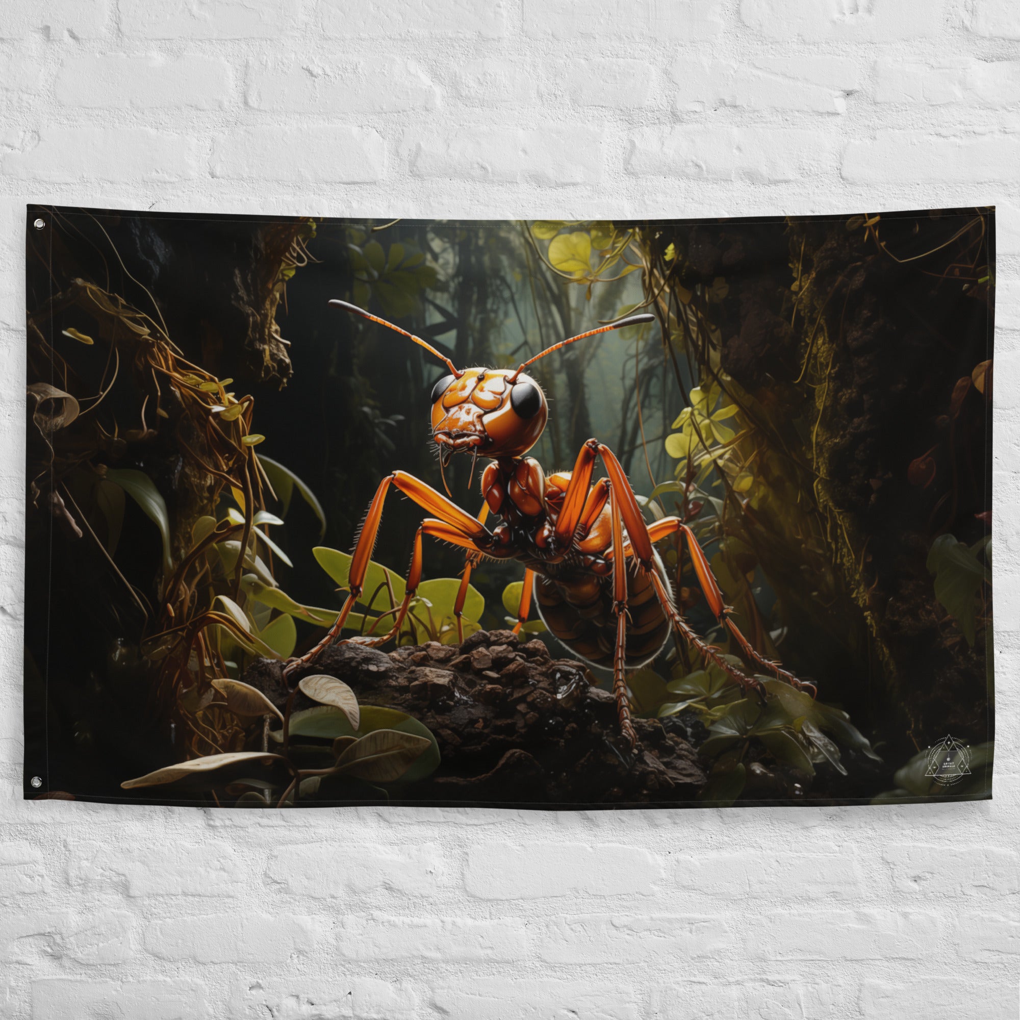 Ant Spirit Animal Flag Wall Art – About my Brain Institute