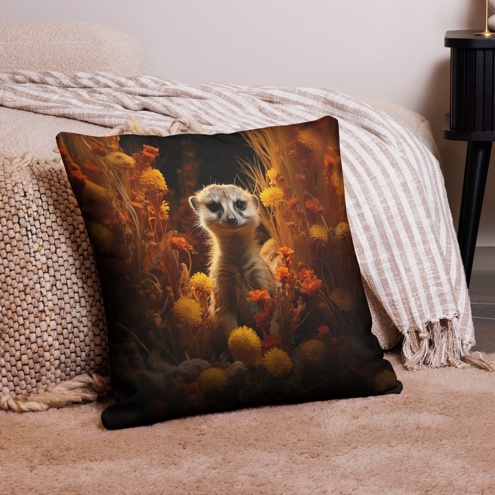 Meerkat Spirit Animal Cushion Covers – About my Brain Institute