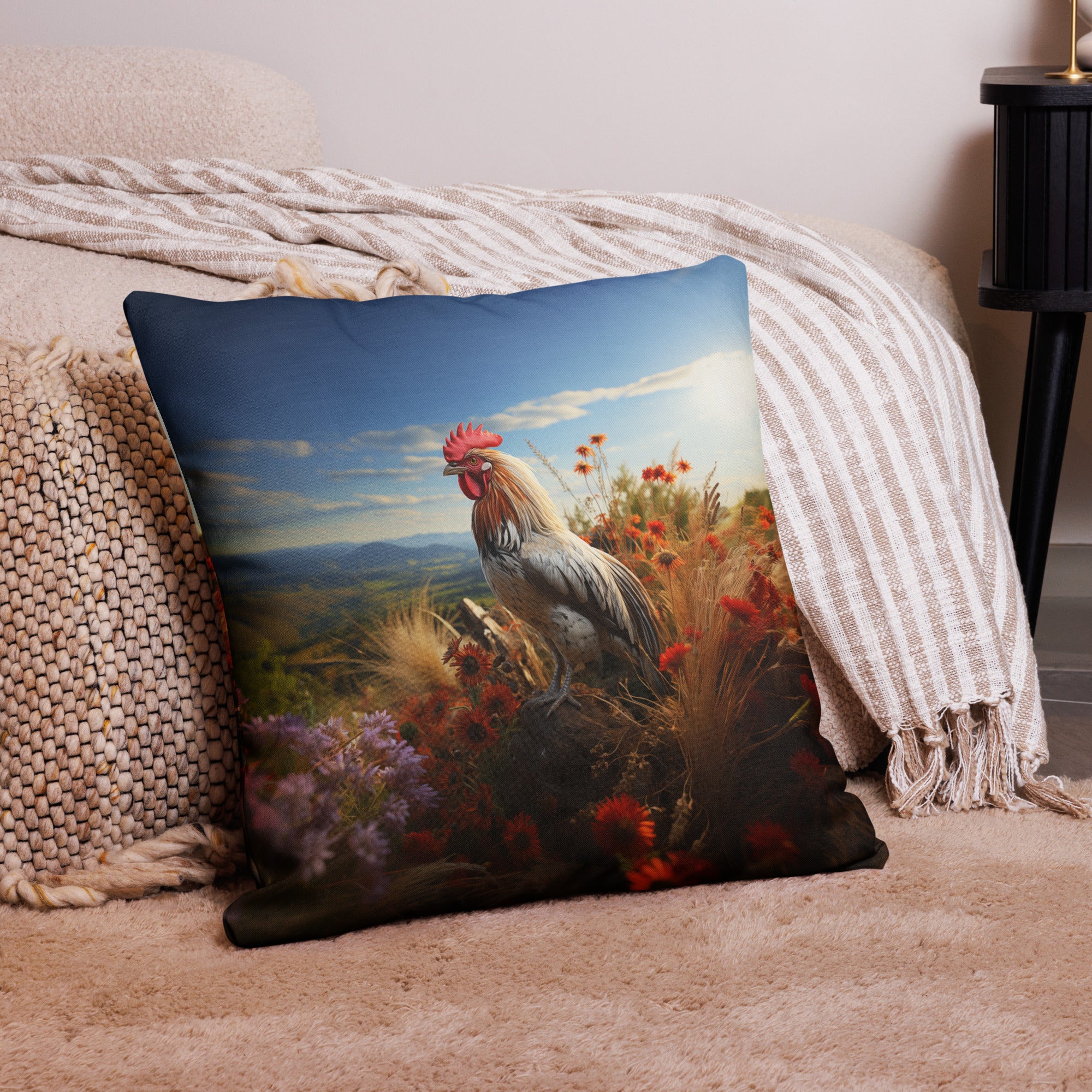 Rooster Spirit Animal Cushion Covers – About my Brain Institute