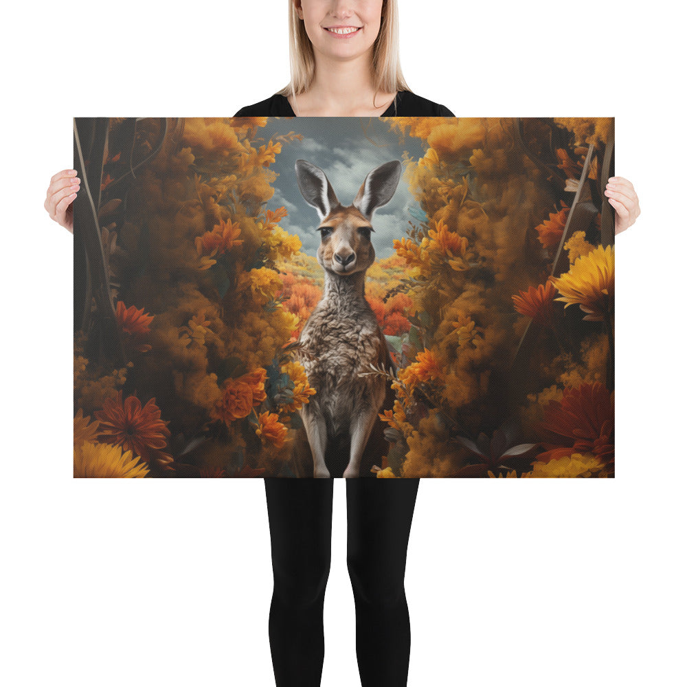 Kangaroo Spirit Animal Canvas – About my Brain Institute