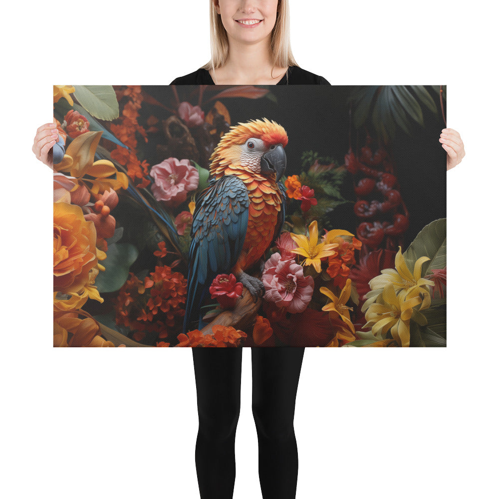 Parrot Spirit Animal Canvas – About my Brain Institute