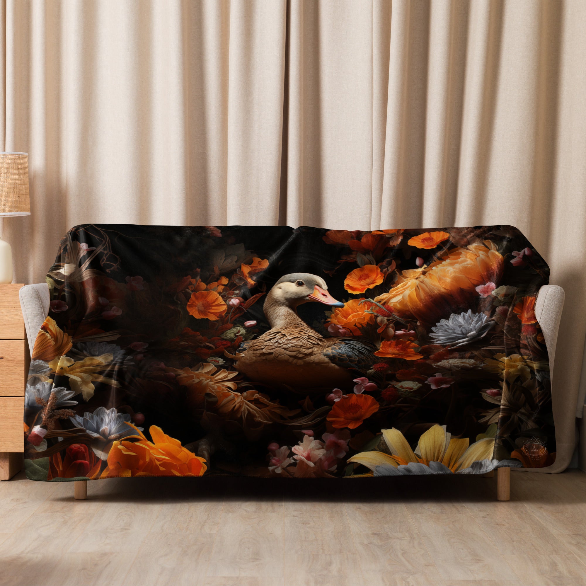 Goose Spirit Animal Sherpa Blanket – About my Brain Institute